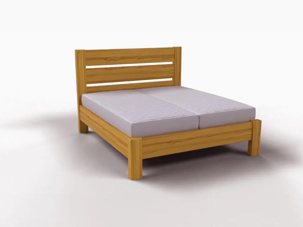 Ekointerier Tyger XXL postel - buk jádrový Moření: přírodní lak, Rozměr: 160 x 200 cm