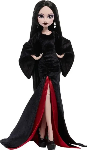 Mattel panenka Monster High x Wednesday - Morticia Addams Vícebarevná