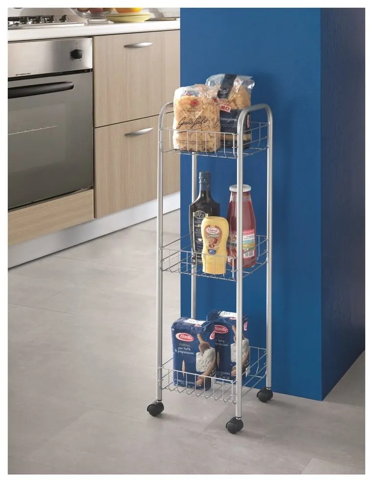Stojan s policemi Metaltex Toronto, 83 x 23 cm
