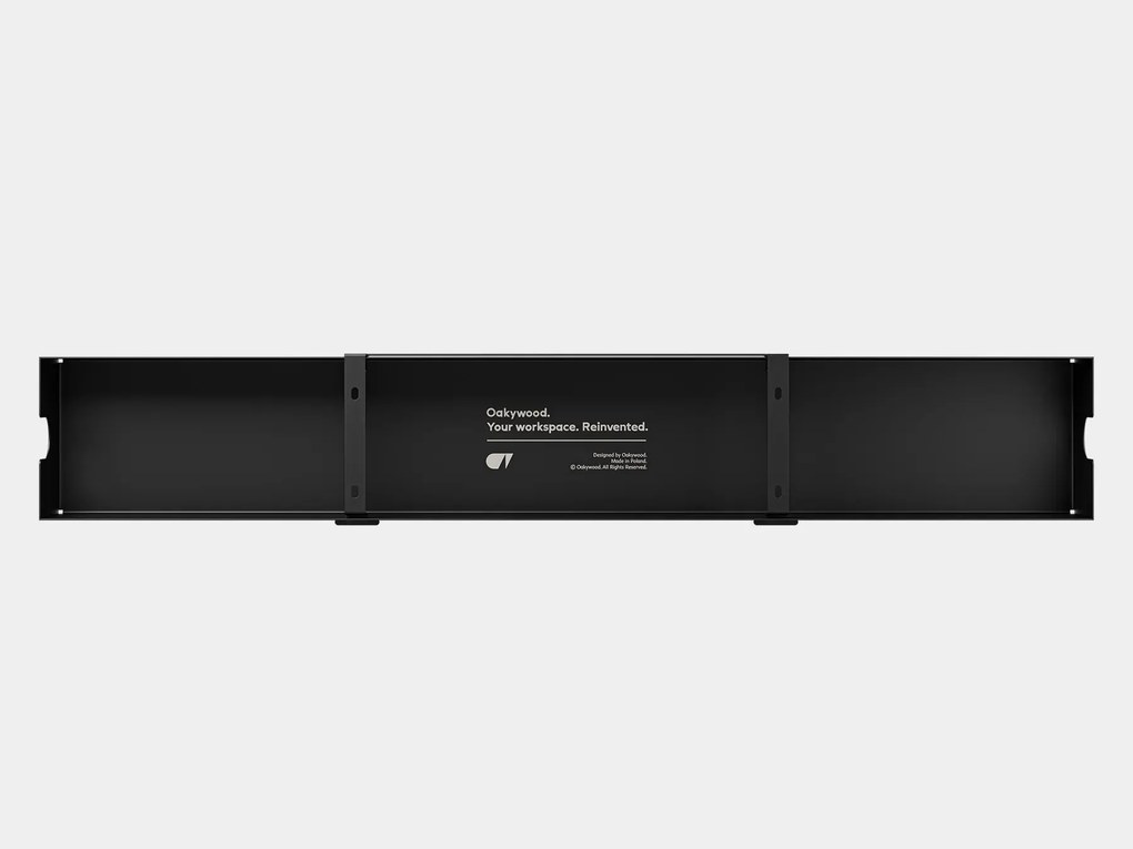 Organizér kabelů pod stůl Černá / Malý (60 cm)