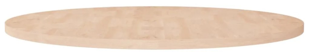 Kulatá stolní deska Ø90x2,5 cm masivní dub bez povrchové úpravy