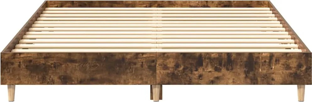 Rám postele bez matrace kouřový dub Engineered Wood 3328712