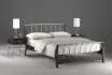 Nábytek ATIKA s.r.o. Kovová postel Merry Povrchová úprava: černá, Rozměr: 160 x 200 cm