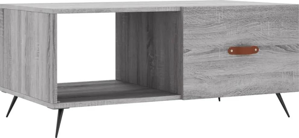 vidaXL Konferenční stolek 90 x 50 x 40 cm kompozitní dřevo [829186] Barva: bílá s vysokým leskem