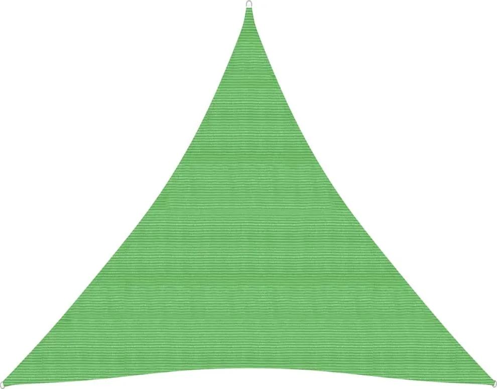 vidaXL Stínicí plachta 160 g/m² 3,6 x 3,6 x 3,6 m HDPE [42285] Barva: světle zelená