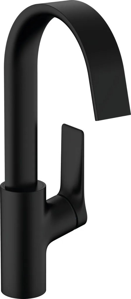 Hansgrohe Vivenis, umyvadlová baterie 210, s výpustí a otočným výtokem, EcoSmart, černá matná, 75030670