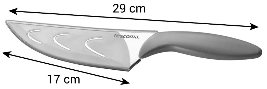 TESCOMA Nůž kuchařský MOVE 17 cm, s ochranným pouzdrem