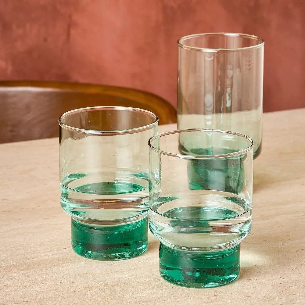Sklenice v sadě 6 ks z recyklovaného skla 370 ml Revera – BonBistro