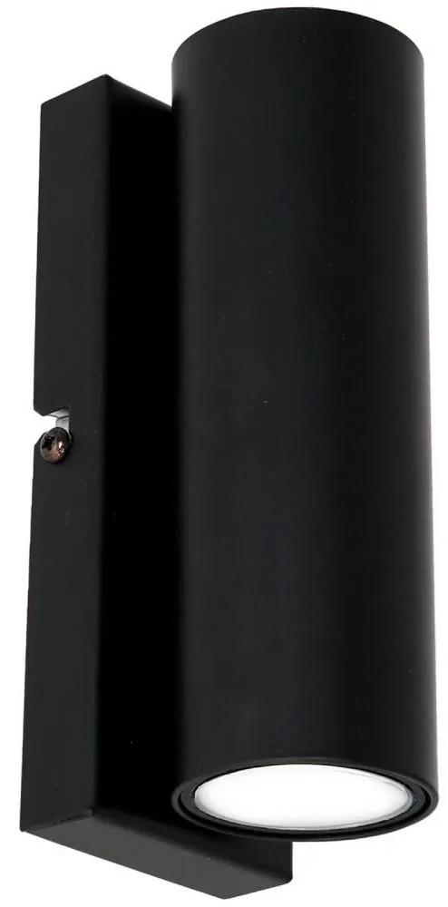 Luminex | Nástěnné svítidlo WALL 1xGU10/8W/230V černá | LU3122