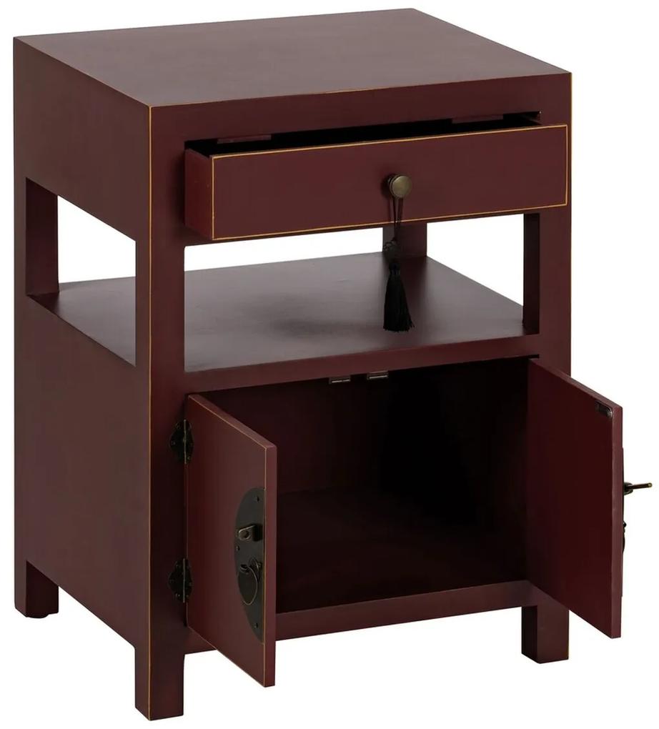 BigBuy Home Noční stolek ORIENTE - Moderní design s úložným prostorem