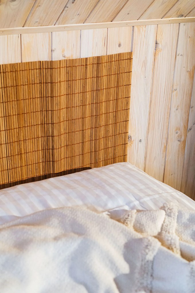 Vingo Bambusová rohož za postel hnědá Šířka rohože: 100 cm, Délka rohože: 200 cm