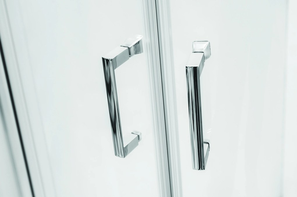 BESCO Bezrámové sprchové dveře VIVA 195D BARVA rámu - Chrom/Leštěný hliník (ALU), Rozměr A - 100 cm, Rozměr C - 195 cm, Směr zavírání - Pravé (DX), Výplň - Čiré bezpečnostní sklo - 8 mm - BCVIV10P