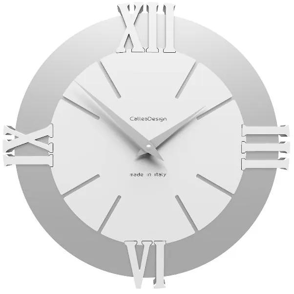 Designové hodiny 10-006 CalleaDesign 32cm (více barev) Barva bílá-1 - RAL9003