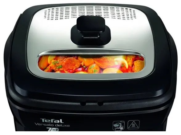Tefal - Fritéza 2 l VERSALION DE LUXE 7v1 1600W/230V černá