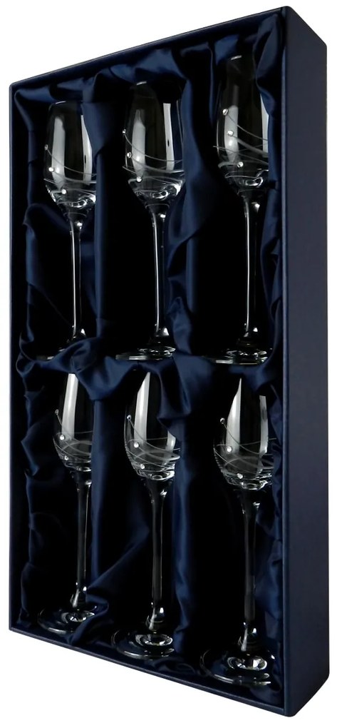 A-KRISTAL Classic - skleničky na likér se Swarovski® Elements | sada 6 sklenic