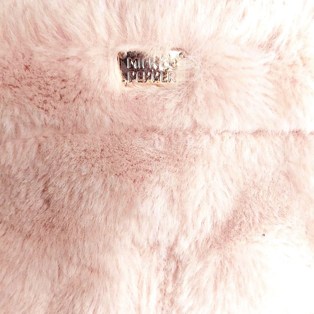 MILK&PEPPER Mikina pro buldočky s kožíškem Louisette Rose Velikost: 35L