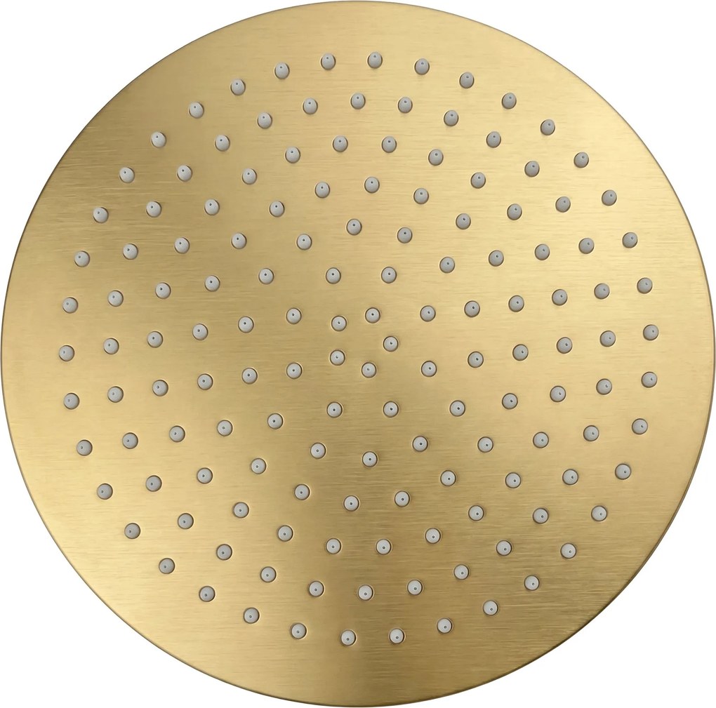 Rea Rea, kulatá dešťová sprcha 25cm, zlatá matná, REA-P8609