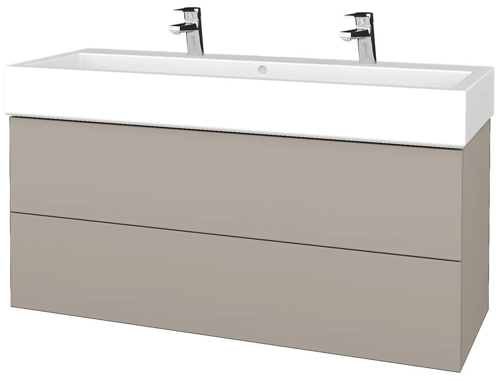 Dřevojas Koupelnová skříň VARIANTE SZZ2 120 Varianta: M01 Bílá mat / M01 Bílá mat