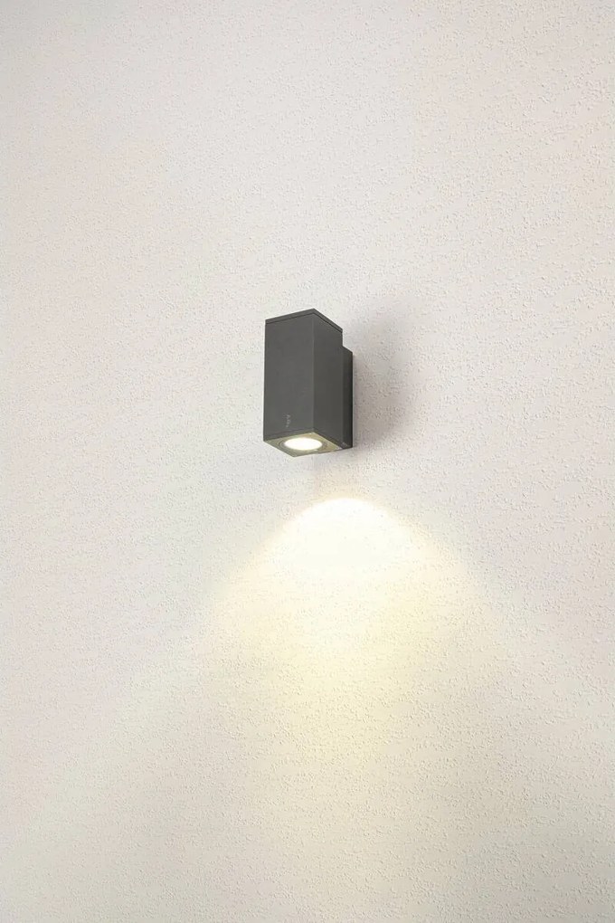 LA 1003416 ENOLA SQUARE S single Outdoor, nástěnné LED svítidlo, antracitové - BIG WHITE (SLV)