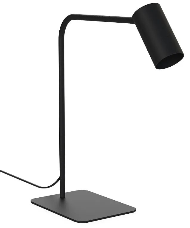 Nowodvorski Mono designová stolní lampička GU10 Barva: Černá/zlatý ring
