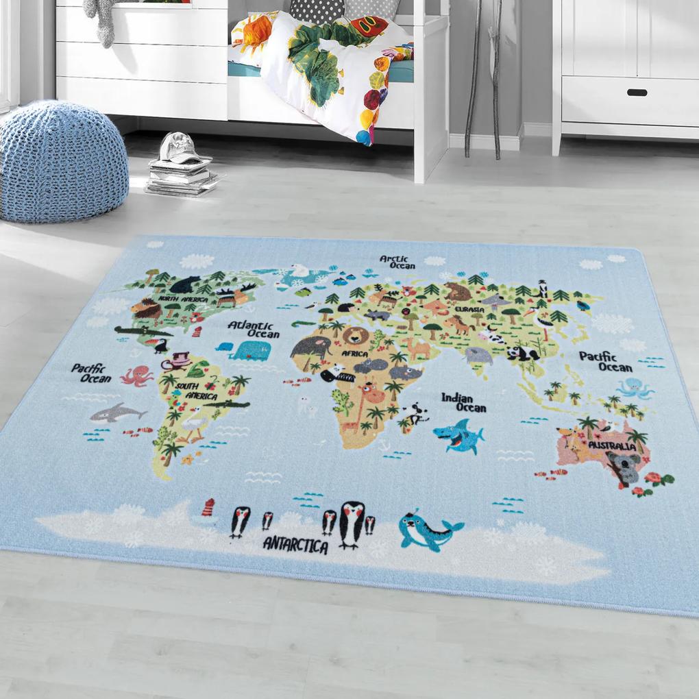 Ayyildiz koberce Dětský kusový koberec Play 2917 blue - 80x120 cm