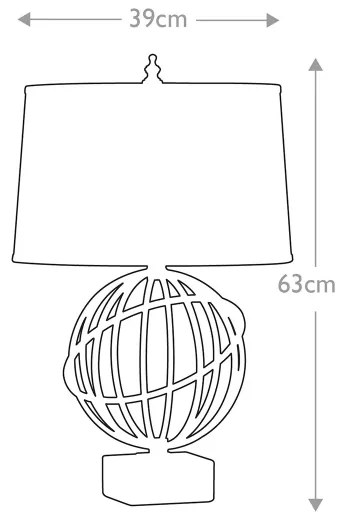 Feiss FE-SPENCER-TL - Stolní lampa SPENCER 1xE27/60W/230V