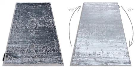 Moderní koberec DE LUXE 2083 ornament vintage Strukturální šedá velikost 140x190 cm | krásné koberce cz
