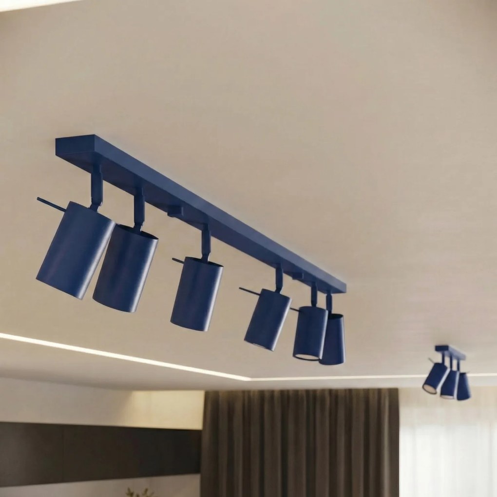 Sollux Lighting Nástěnné svítidlo RING ultramarínové