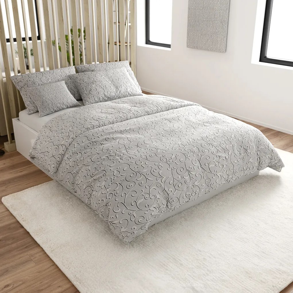 Bavlněné povlečení GREY ORIENT šedé Rozměr povlečení: 70 x 90 cm | 140 x 200 cm