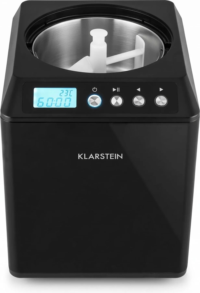 Klarstein Vanille Sky Family, zmrzlinovač, jogurtovač, 2,5 l, 250 W, černý