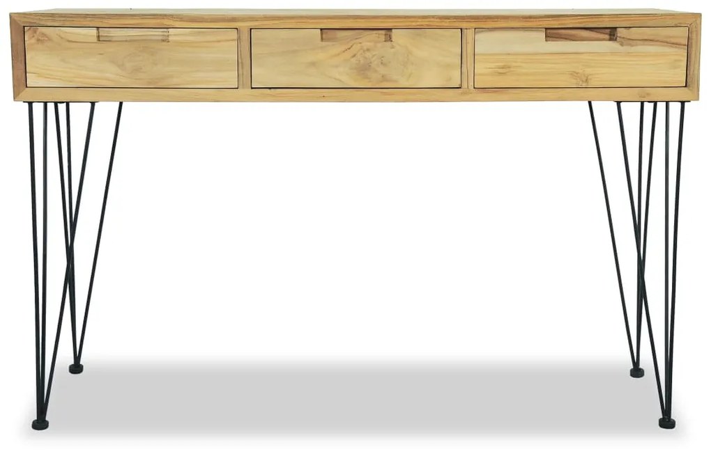 Odkládací stolek, masivní teak, 120x35x76 cm - Default Title