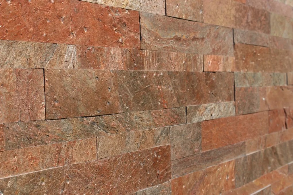 ALFIstick ® - 3D samolepicí kamenný obklad, měděná břidlice, ESP004