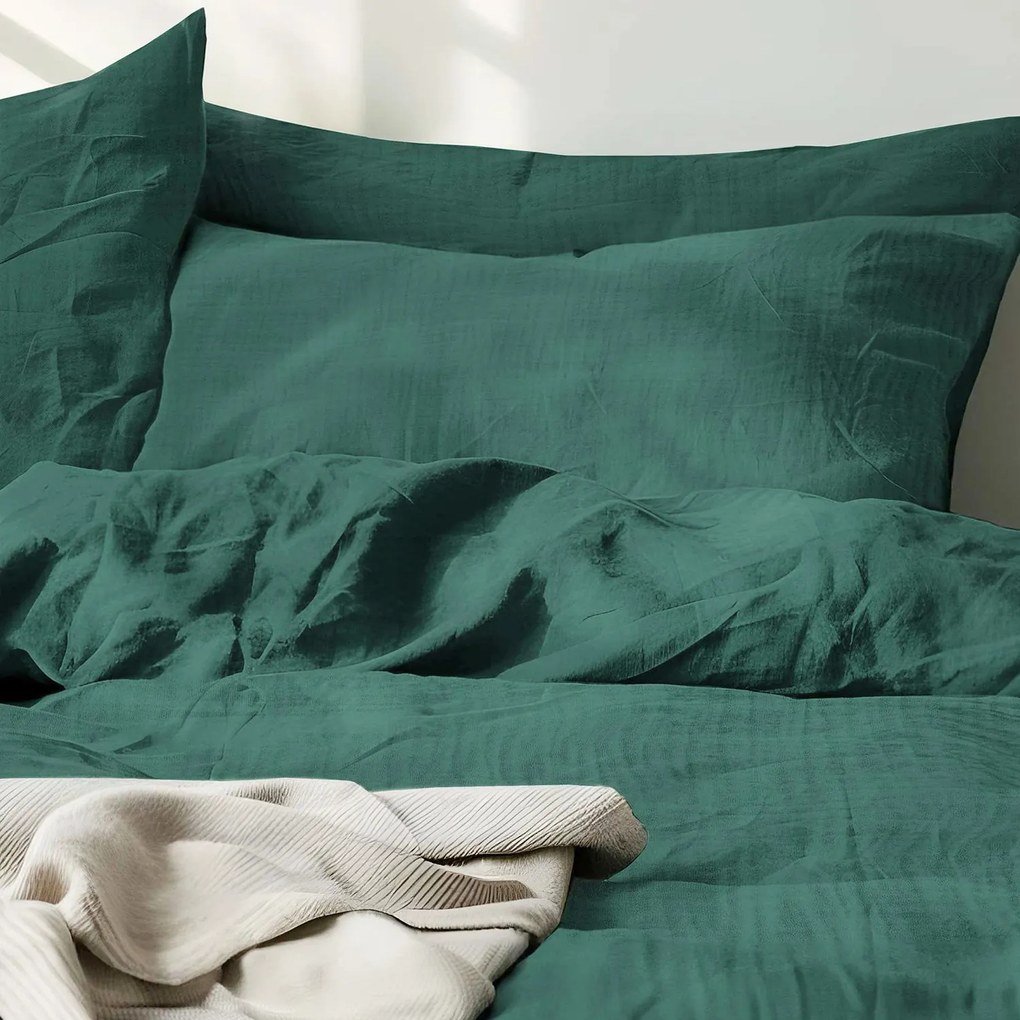 Mušelínové povlečení Malachite Velikost: 140 x 200 + 70 x 90