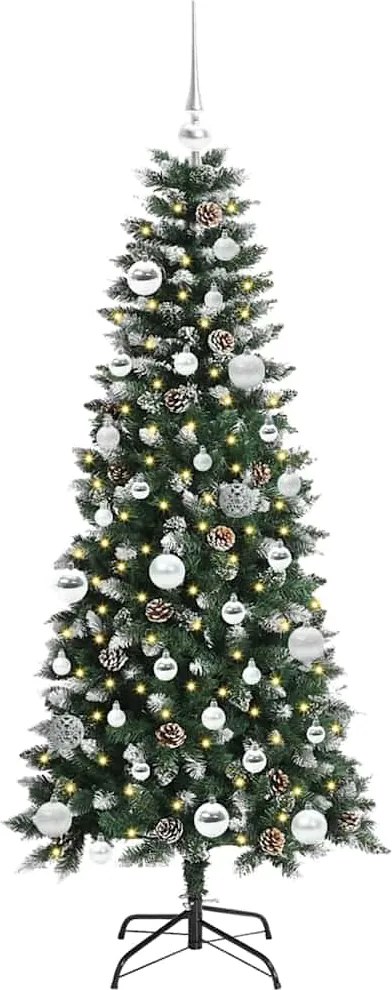 Umělý vánoční stromeček Zelená 150 cm PVC, plast a ocel 3395813