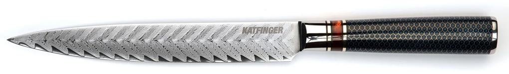 KATFINGER | Damaškový nůž na maso 8" (20m) | Resin | KF303