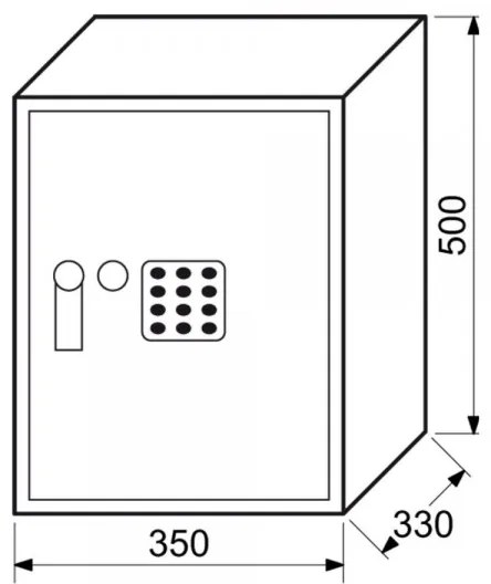 Nábytkový sejf RS 50 II