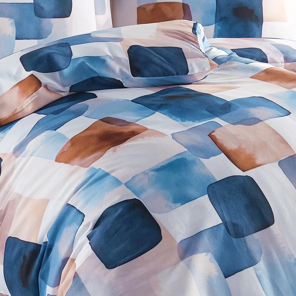 BedTex Saténové povlečení Echo, 140 x 200 cm, 70 x 90 cm, 140 x 200 cm, 70 x 90 cm