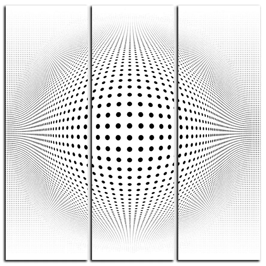 Obraz na plátně - Abstraktní geometrická sfera - čtverec 3218B (105x105 cm)