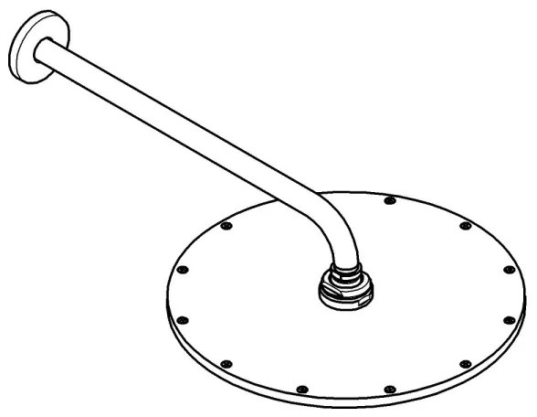 GROHE 26066AL0 - Hlavová sprcha RAINSHOWER COSMOPOLITAN 310 380 mm grafit