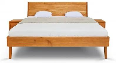 Postel dvoulůžko Postelia LAGO Buk 180x200 - dřevěná designová postel z masivu