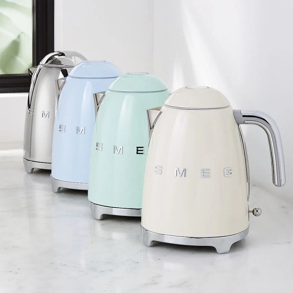 SMEG 50's Retro Style rychlovarná konvice 1,7 l pastelově modrá, KLF03PBEU