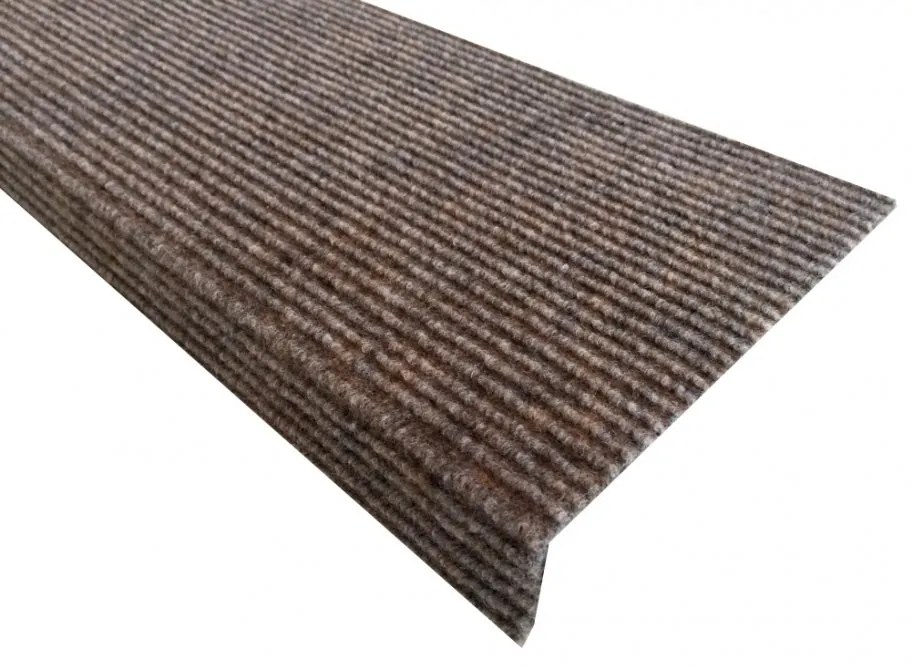Vopi Nášlapy na schody Quick step béžový obdélník 24x65, samolepící - 24x65 obdélník (rozměr včetně ohybu)
