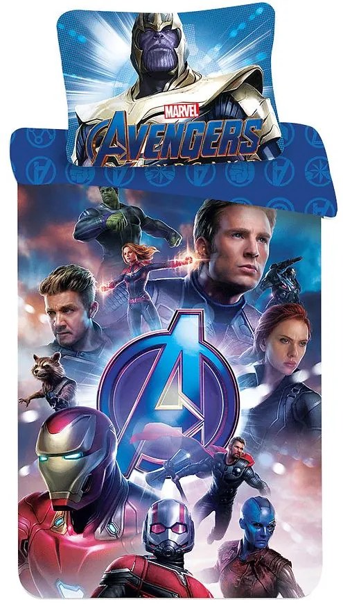 Povlečení bavlna 70x90/140x200 Avengers endgame