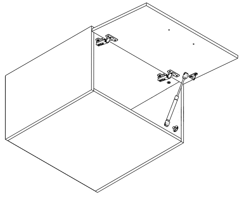 LANGEN au | horní skříňka N60 | s úchytem | artisan