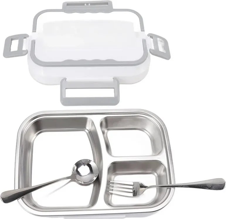VERK Ohřívací box na jídlo 12V/220V - bílý