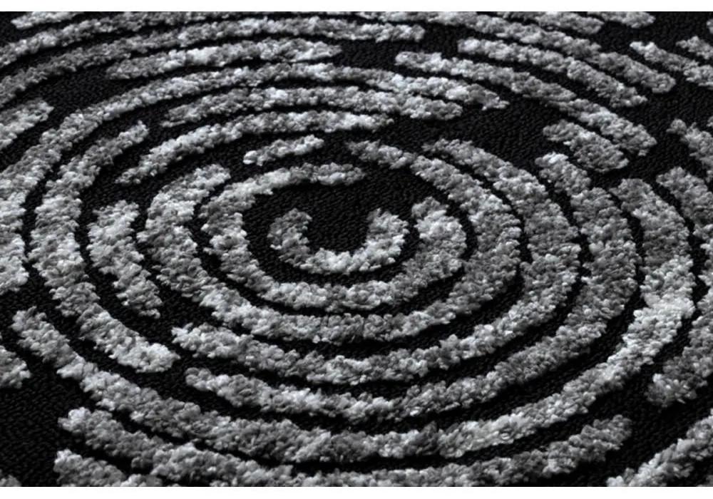 Kusový koberec Karl černý 140x190cm