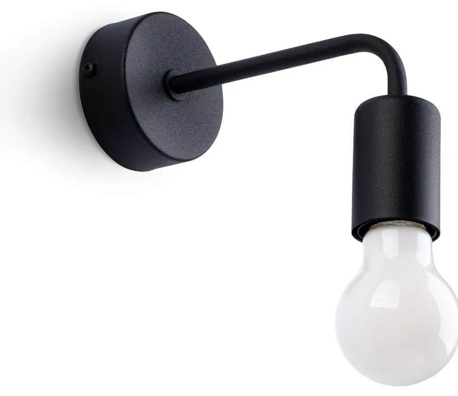 Sollux Lighting Nástěnné svítidlo NORAH černé