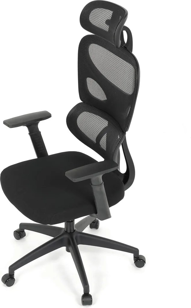 Ergonomická kancelářská židle LEXON - černá síťovina