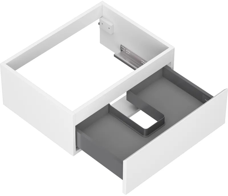 Mexen Orio, koupelnová skříňka 60 cm, 1 zásuvka, bílá matná, 91A10-06023-1-BF01