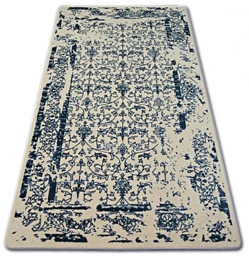 Luxusní kusový koberec akryl Icon modrý 2 80x150cm
